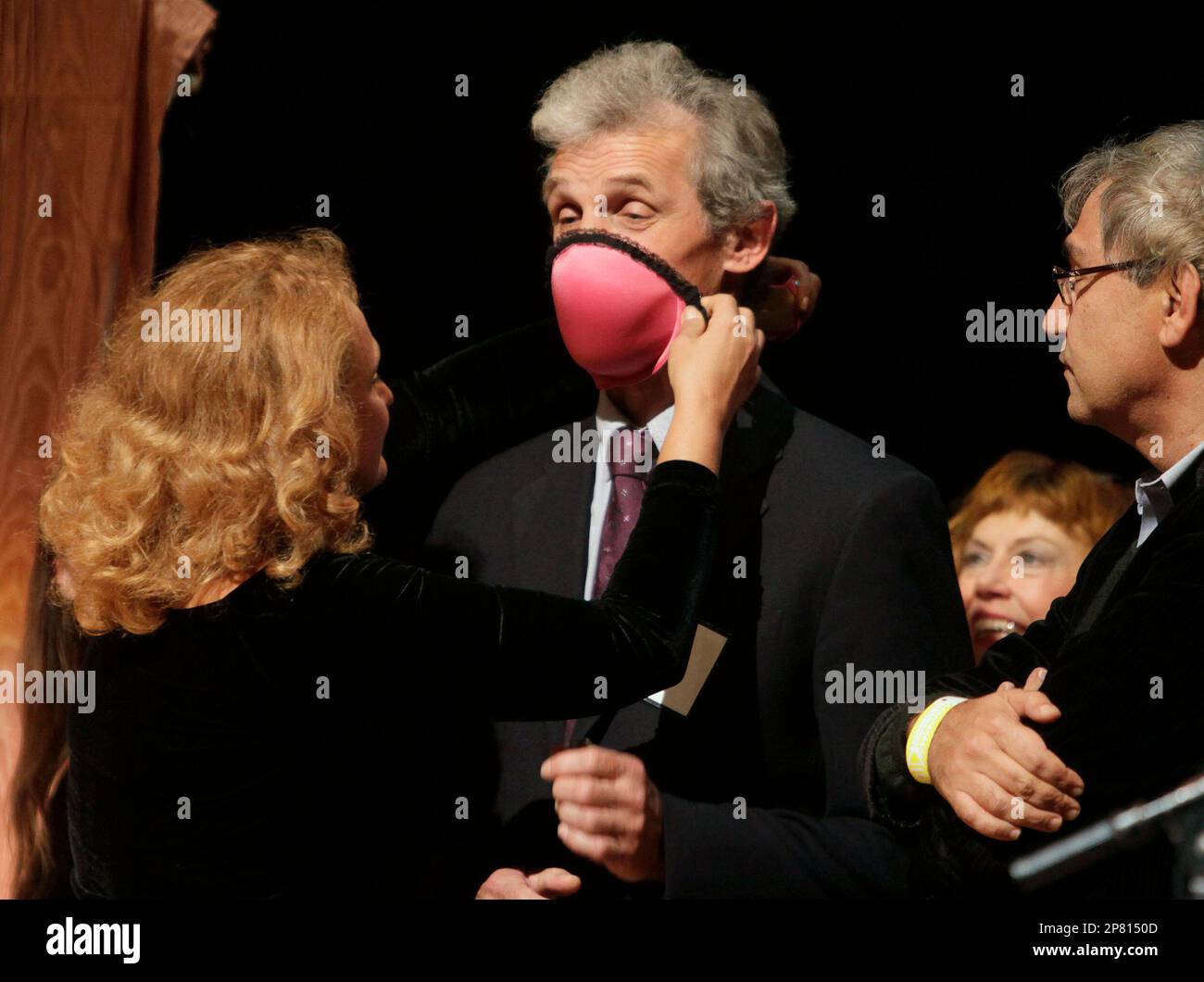 Dr. Elena Bodnar, left, winner of the Ig Nobel Public Health Prize ...