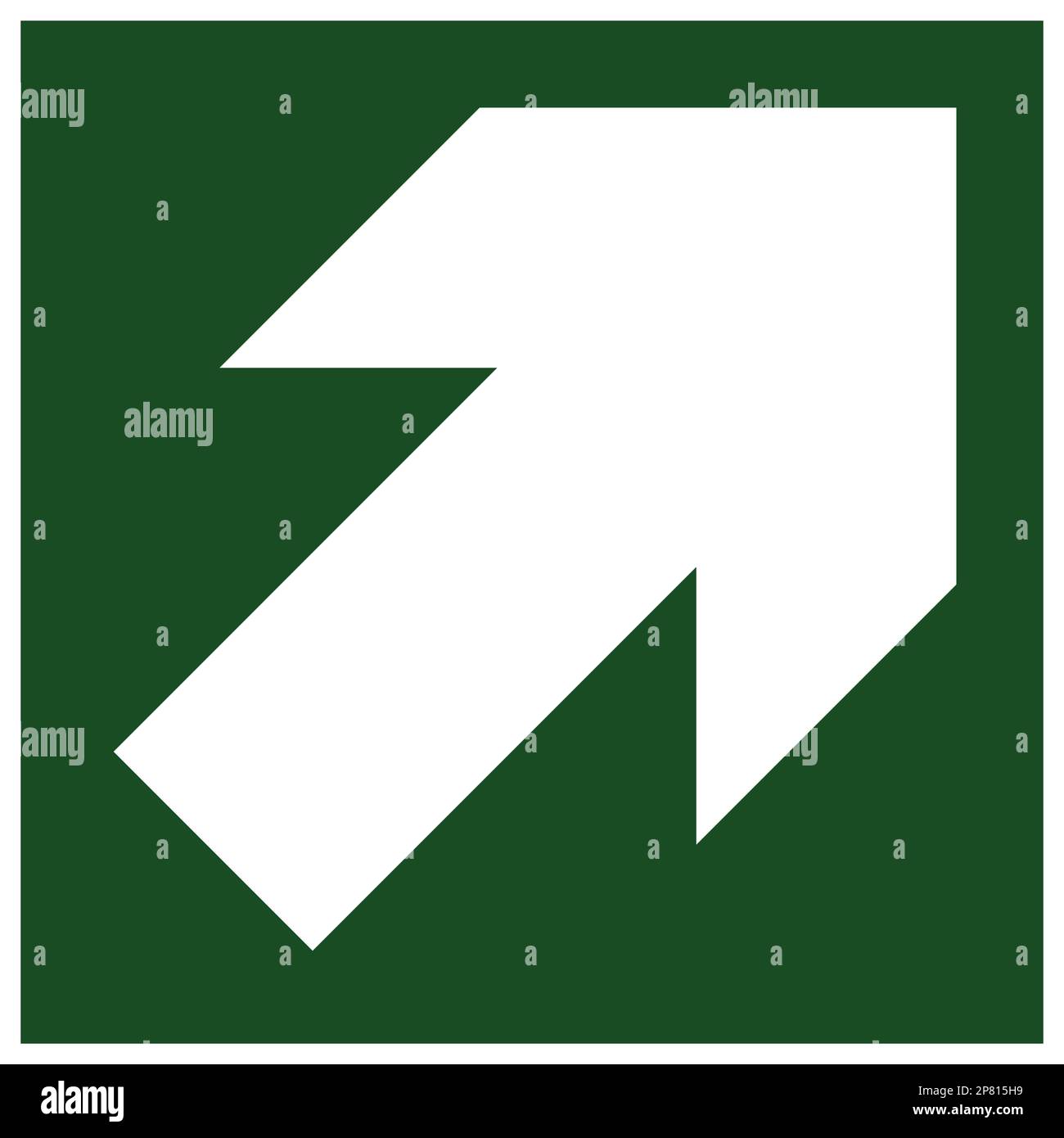 International Maritime Organization (IMO) sign, illustration. Arrow ...