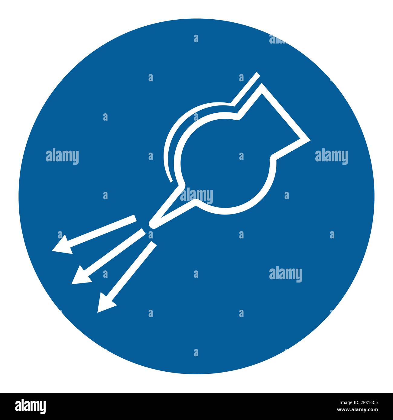 International Maritime Organization (IMO) sign, illustration. Start air ...