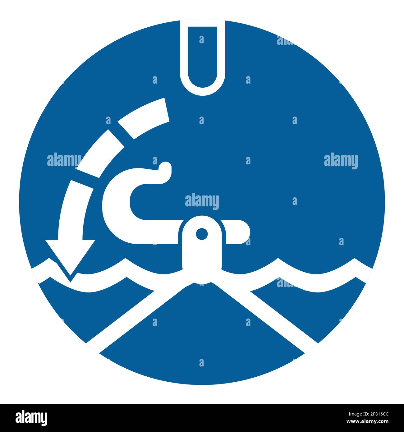International Maritime Organization (IMO) sign, illustration. Release ...