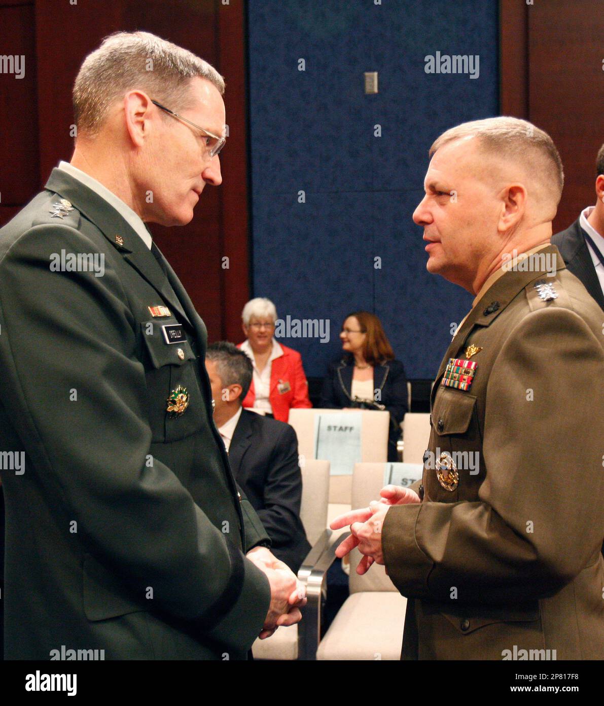 Gen. Patrick O'Reilly, director of the Missile Defense Agency, left ...