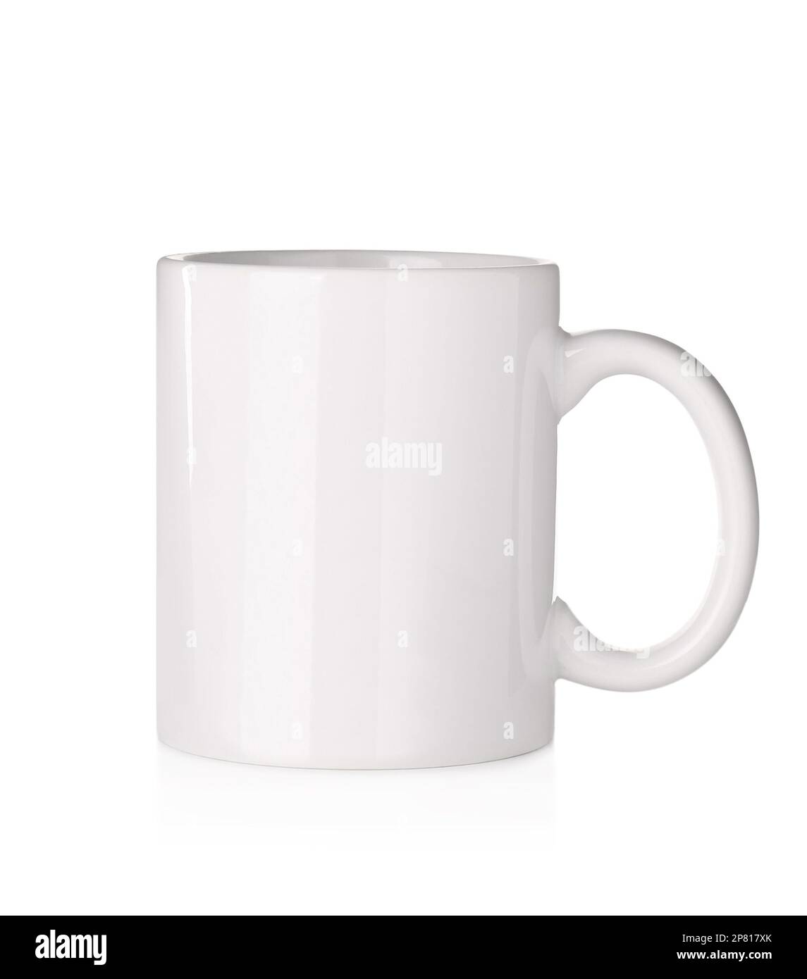 Blank classic white mug Cut Out Stock Images & Pictures - Alamy
