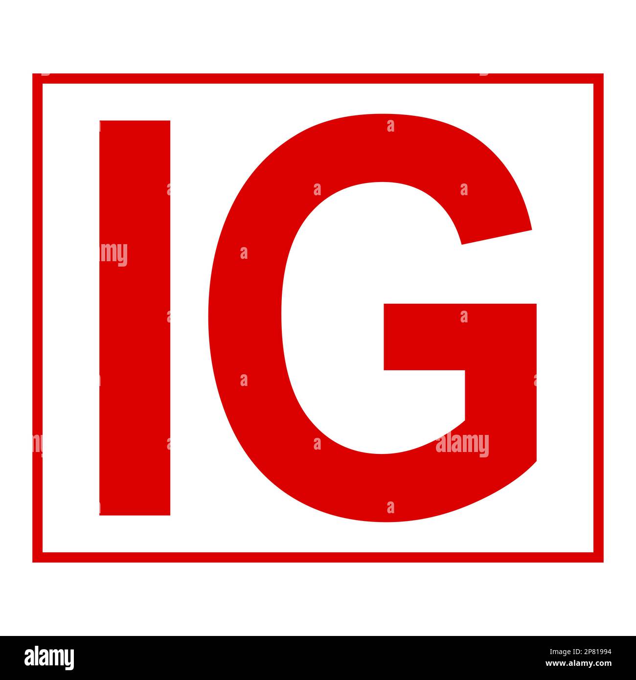 International Maritime Organization (IMO) sign, illustration. Inert gas ...