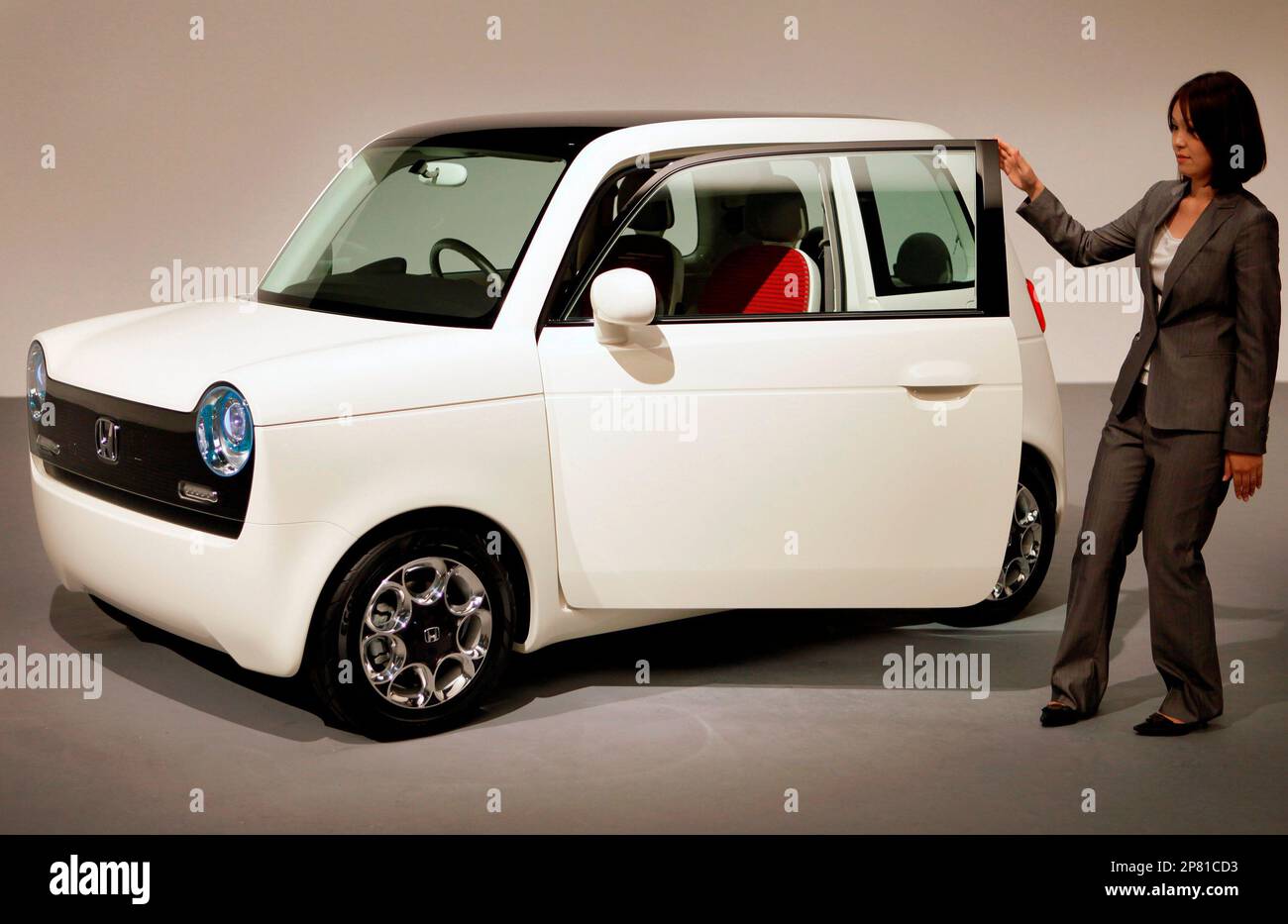 In this photo taken on Sept. 18, 2009, Honda Motor Corp's concept model ...