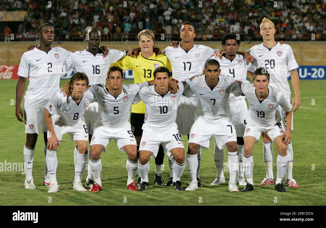 (Back row, left to right) USA's Gale Agbossoumonde, Ike Opara, Brian ...