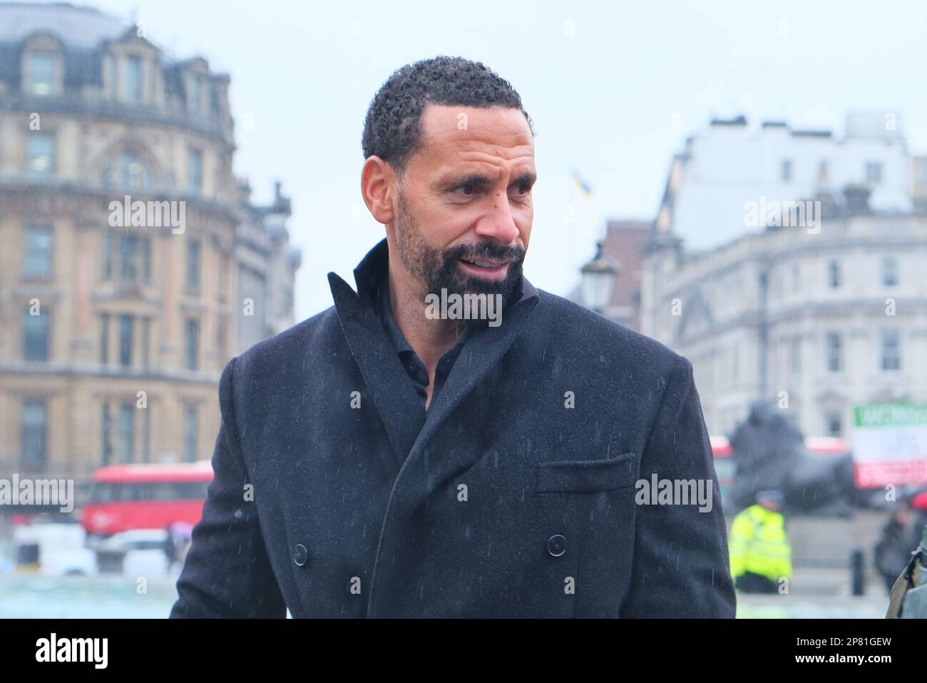 London, UK. 8th March, 2023. Former footballer and TV pundit Rio ...