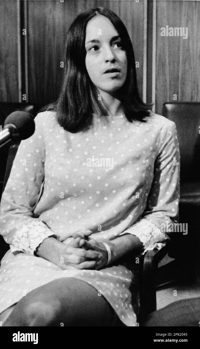 File - In this Dec. 3, 1969 file photo, Susan Atkins, at age 21, a ...