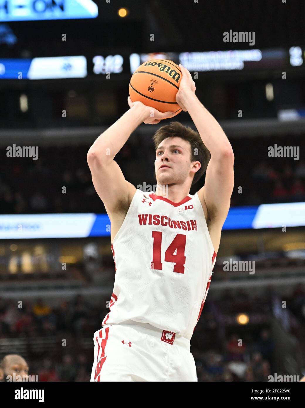Chicago, Illinois, USA. 08th Mar, 2023. Wisconsin Badgers forward ...