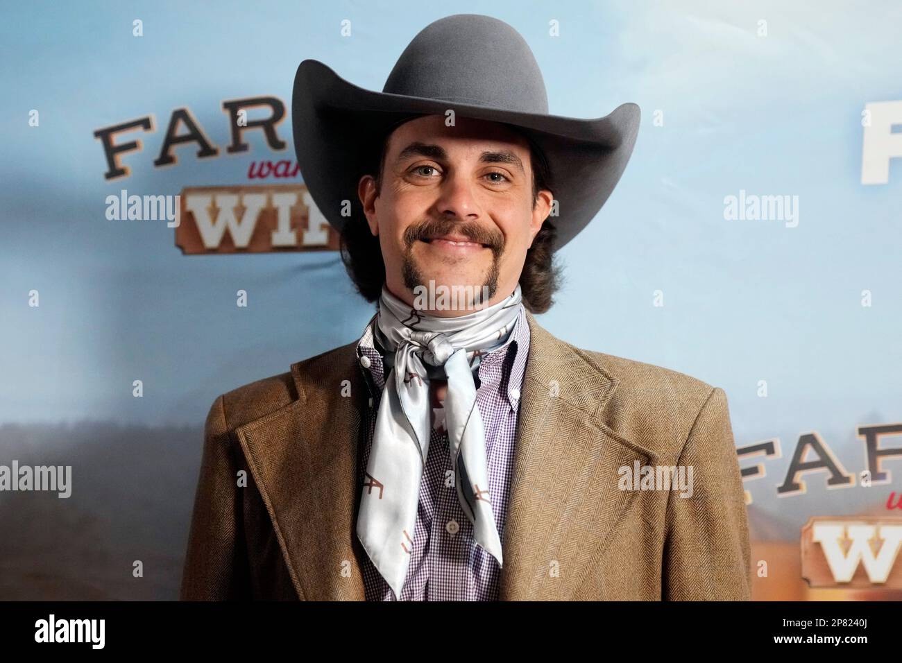 Allen Foster attends the premiere FOX television's "Farmer Wants a Wife ...