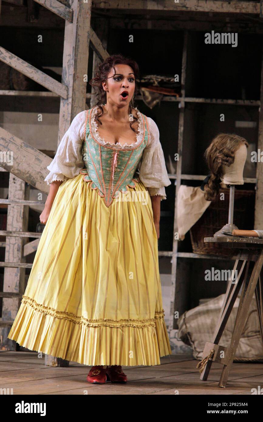 Danielle de Niese performs as Susanna during the final dress rehearsal ...