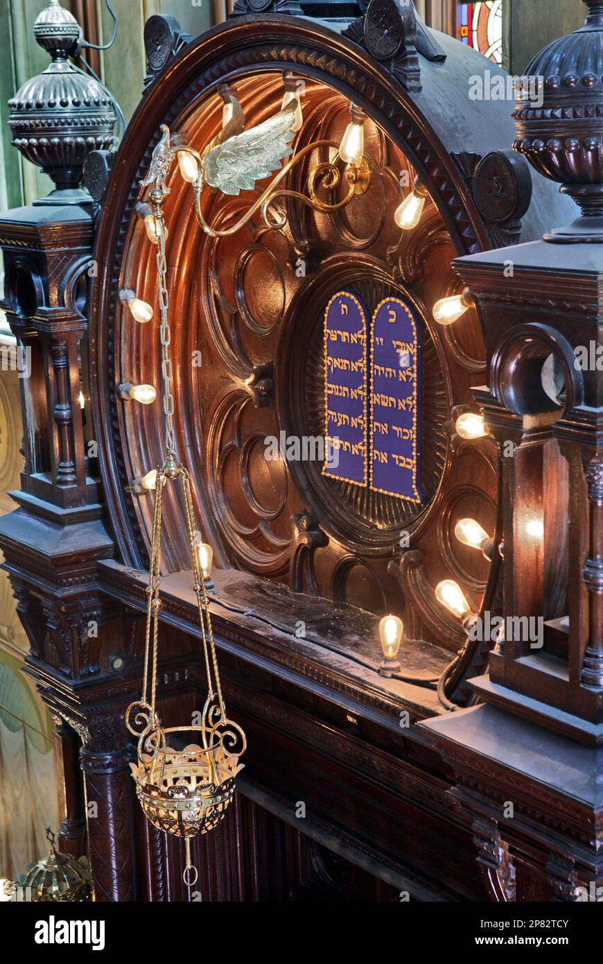 Two restored tablets of the Ten Commandments were returned to their ...