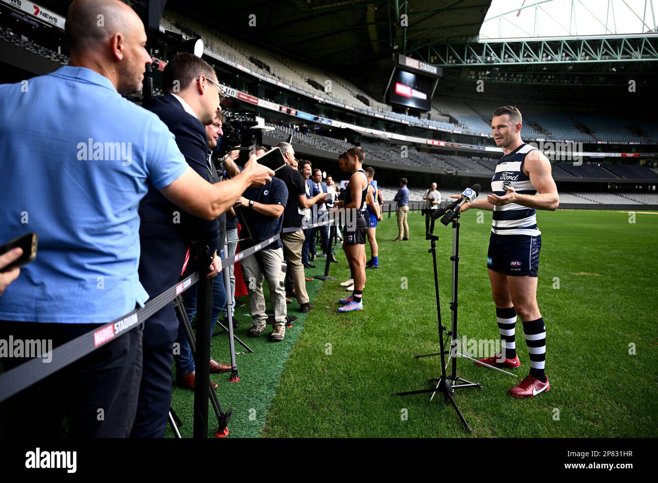 Patrick Dangerfield of Geelong during the 2023 AFL Captain’s Day at ...