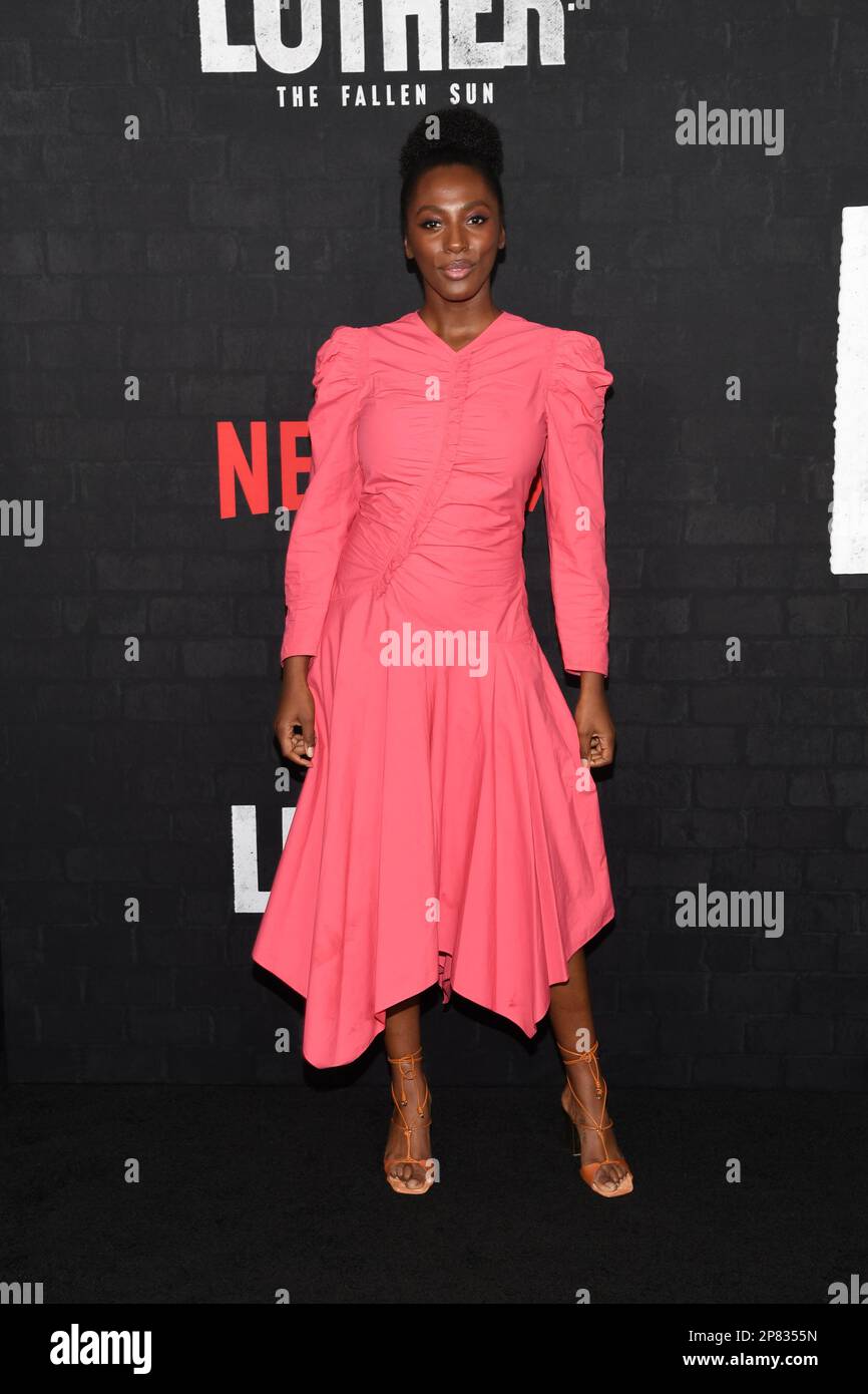 Yrsa Daley-Ward attends the 'Luther: The Fallen Sun' film premiere at ...