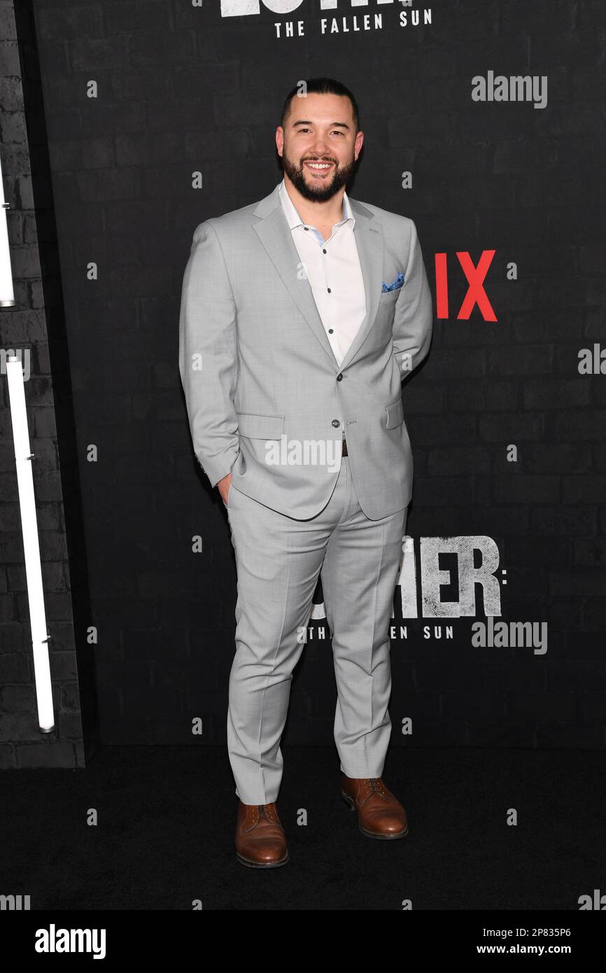 Daniel Finlay attends the 'Luther: The Fallen Sun' film premiere at the ...