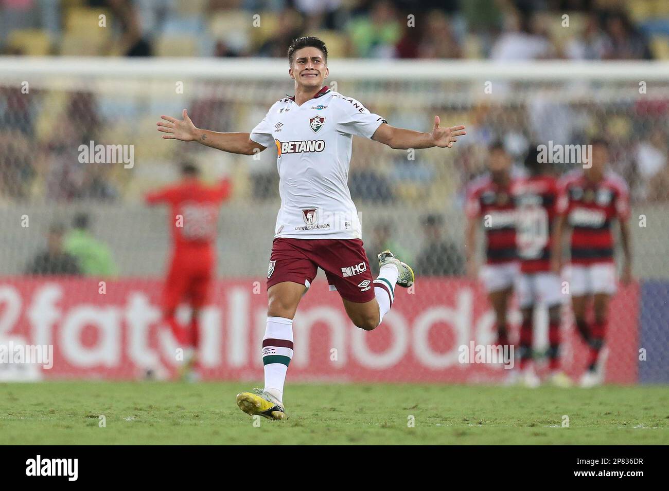 Rio de Janeiro, Brazil, 08th Mar, 2023. Gabriel Pirani of Fluminense ...