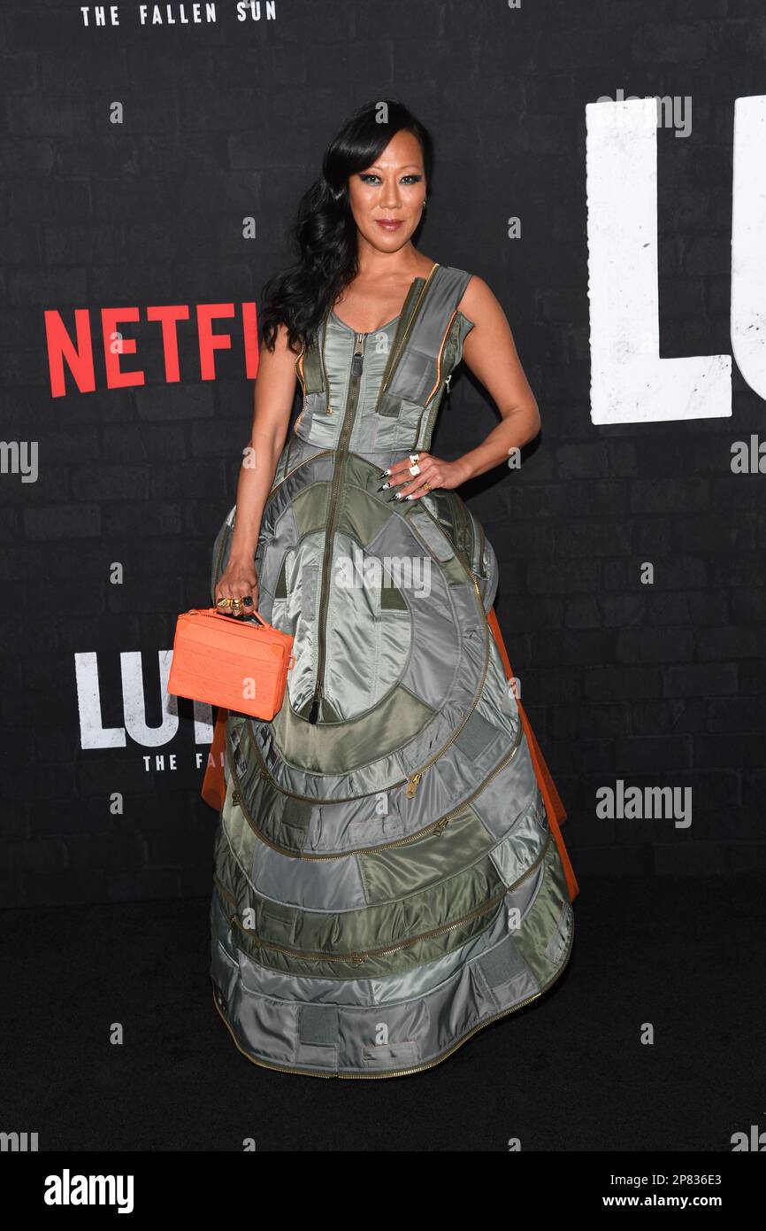 Lynn Ban attends the 'Luther: The Fallen Sun' film premiere at the ...