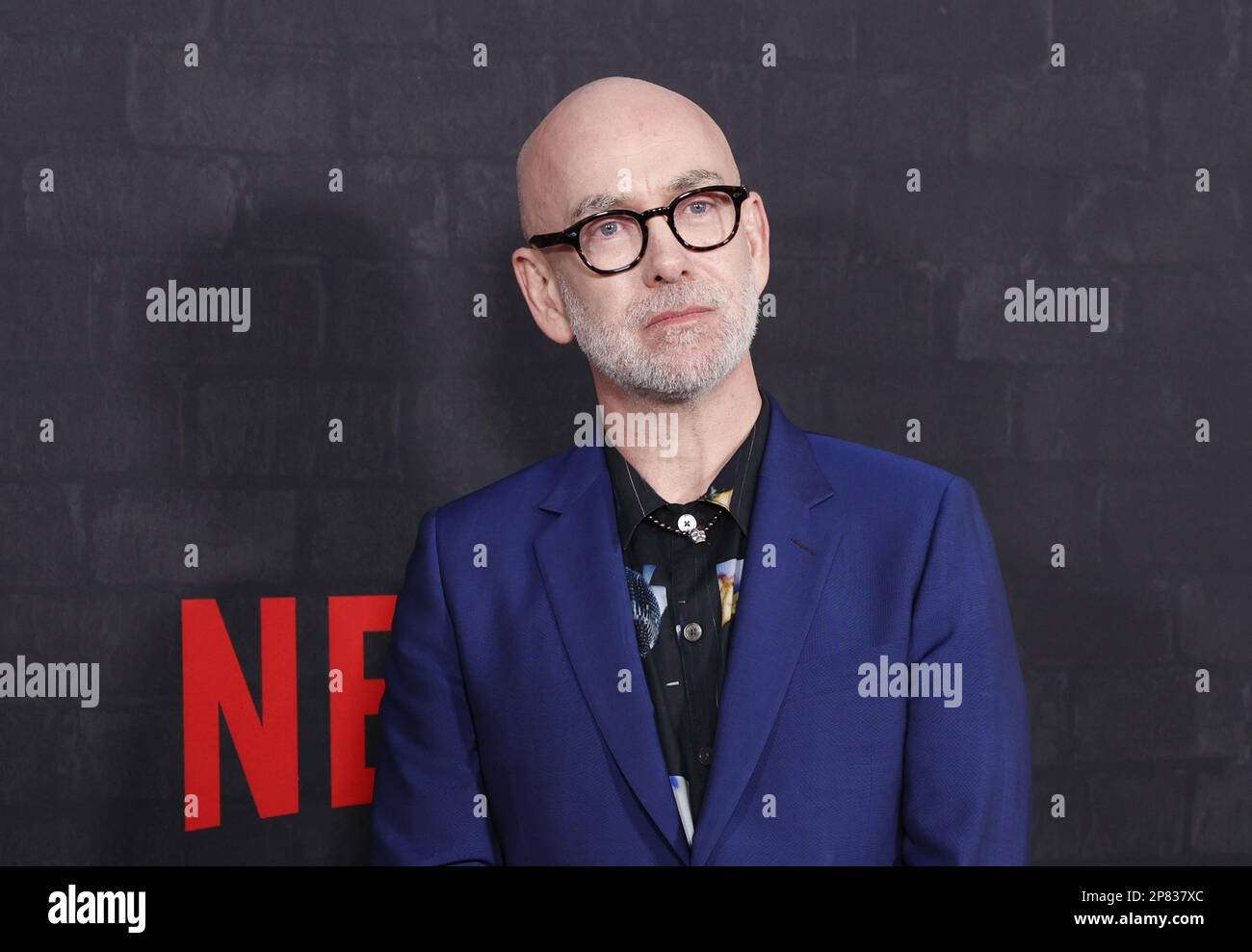 New York, United States. 08th Mar, 2023. Neil Cross arrives on the red ...