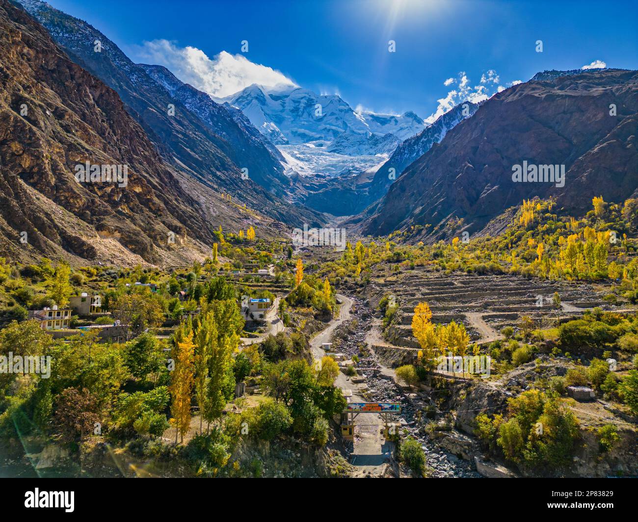 Rakaposhi is a mountain in the Karakoram mountain range in the Gilgit ...