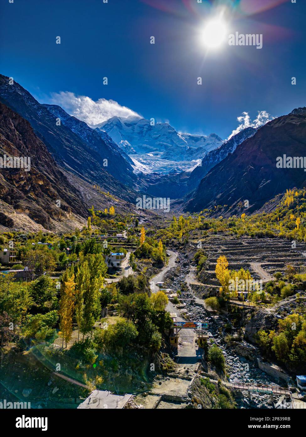 Rakaposhi is a mountain in the Karakoram mountain range in the Gilgit ...