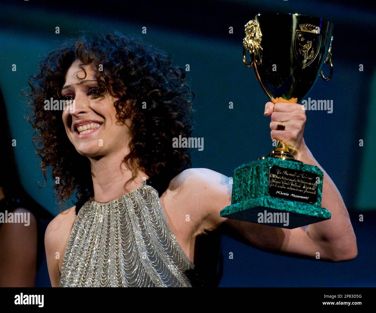 Russian born actress Ksenia Rappoport with her Best Actress award at ...