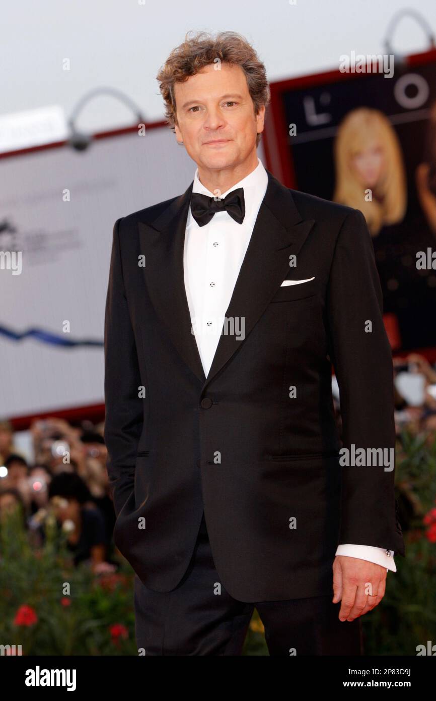 British actor Colin Firth arrives for the closing ceremony at the 66th ...