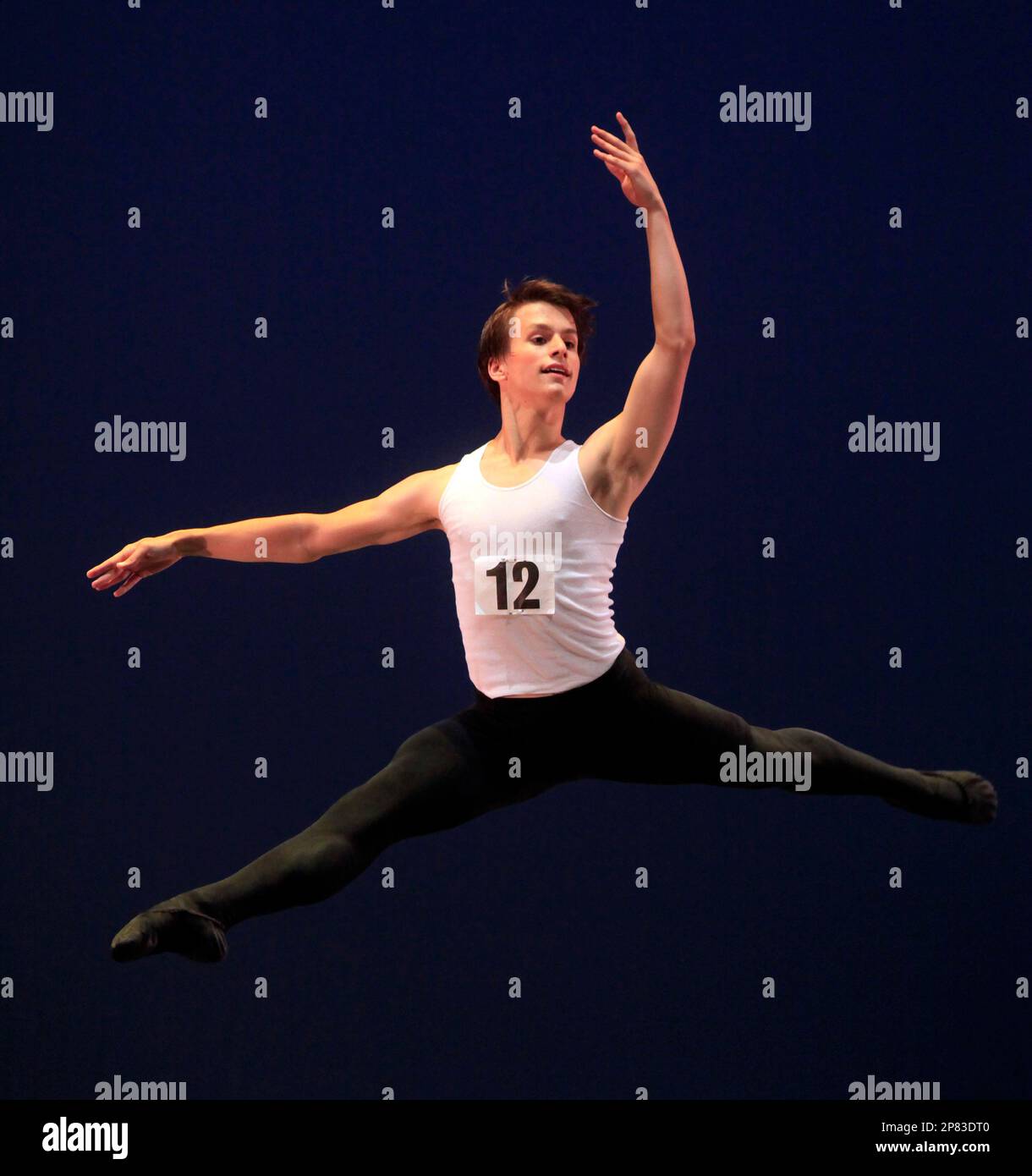 Paul Russell, 17, of Australia performs during the finals of the Genee ...