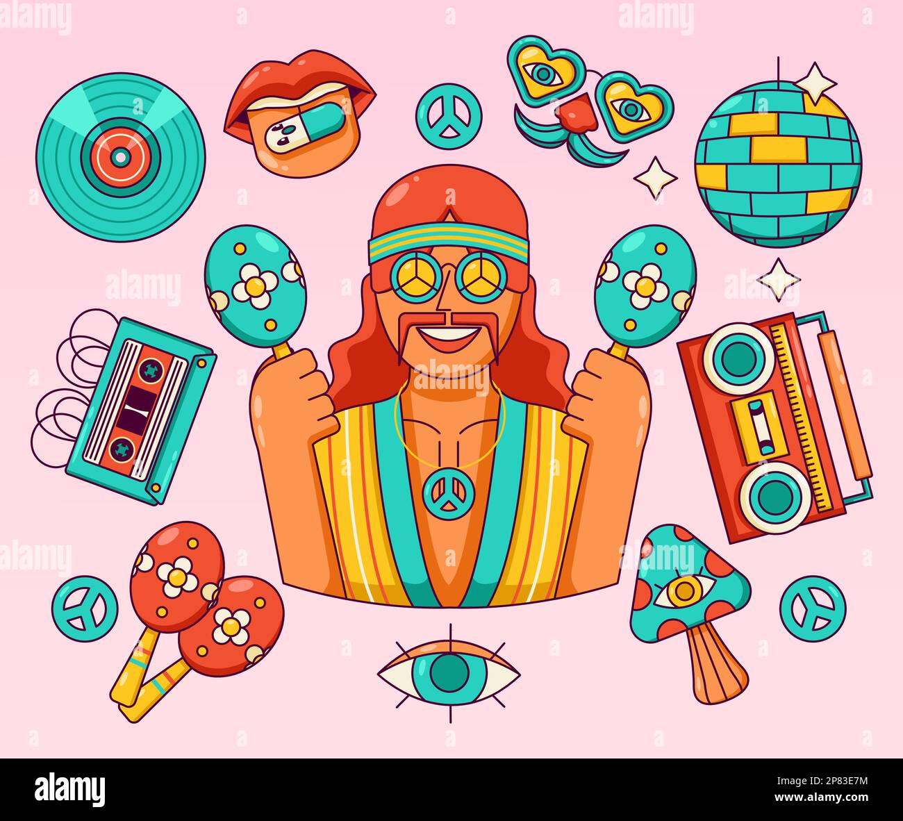 Tongue mushroom Stock Vector Images - Alamy