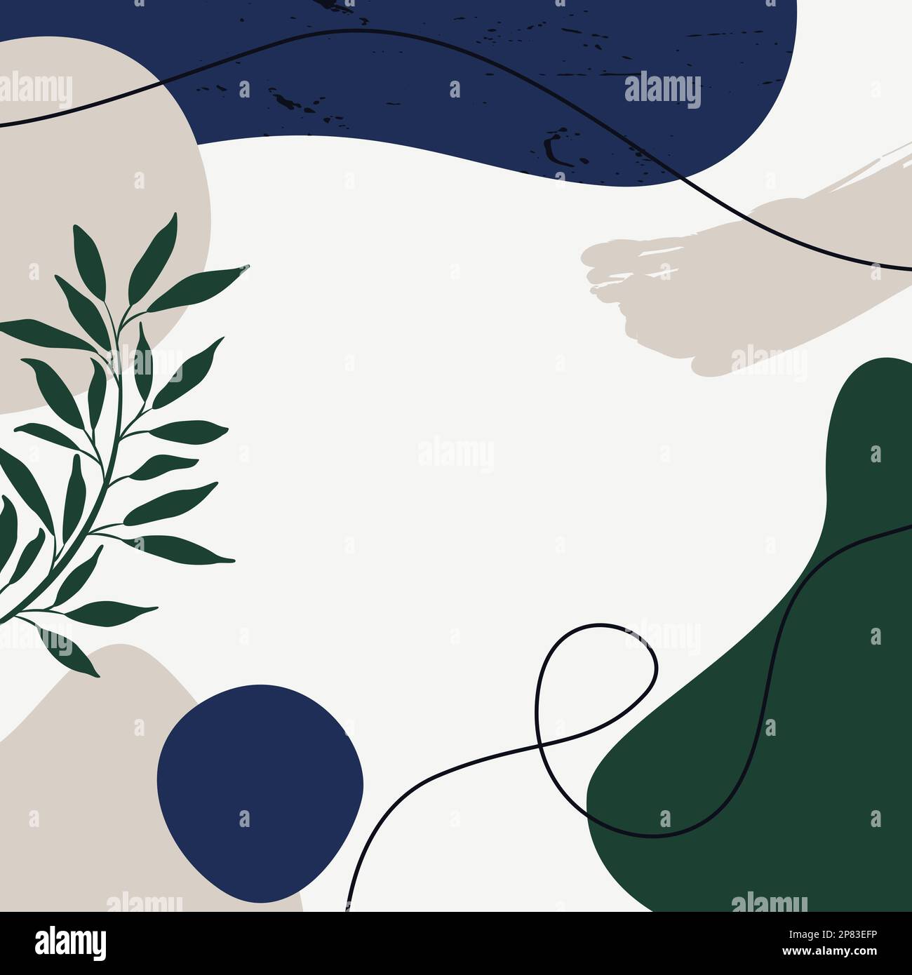 Abstract square templates with geometric shapes. Good for social media ...