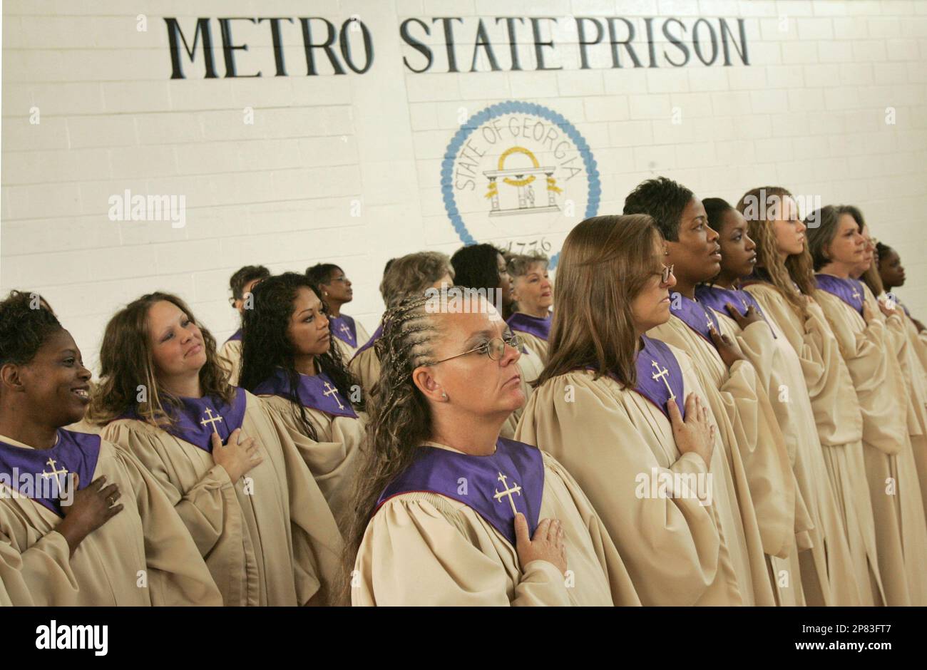 In an August 26, 2009 photo, The Metro State Prison Woman's Choir ...