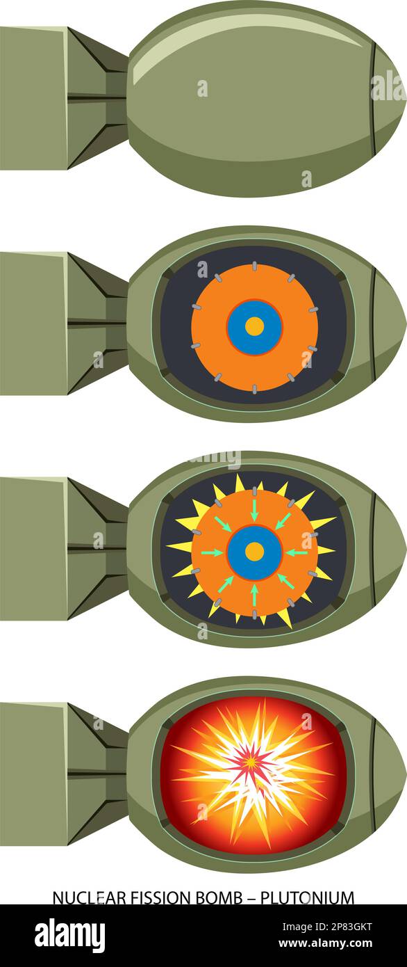 Plutonium 239 Nuclear Fission Bomb illustration Stock Vector Image & Art - Alamy