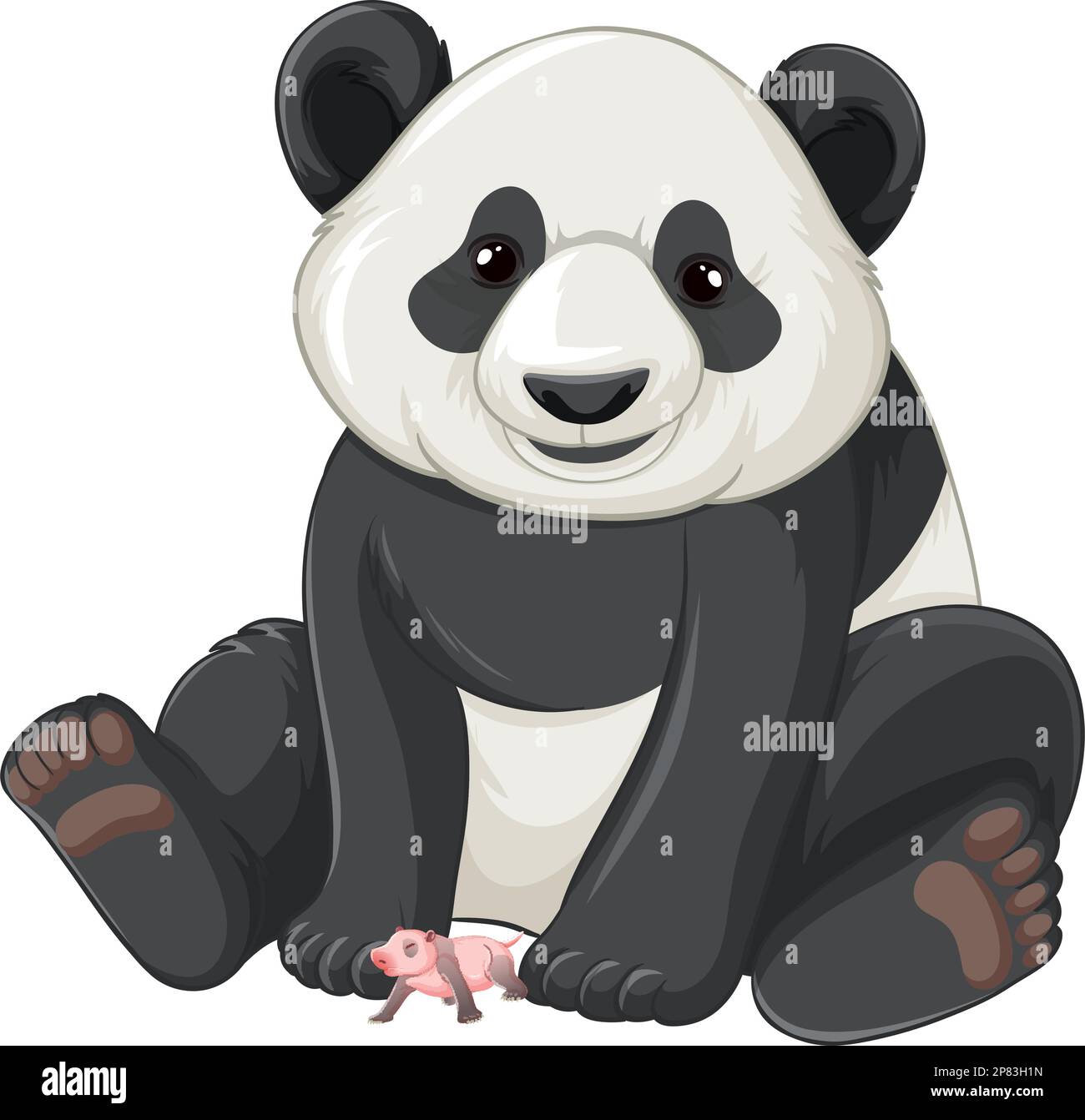 Adult panda bear Stock Vector Images - Alamy