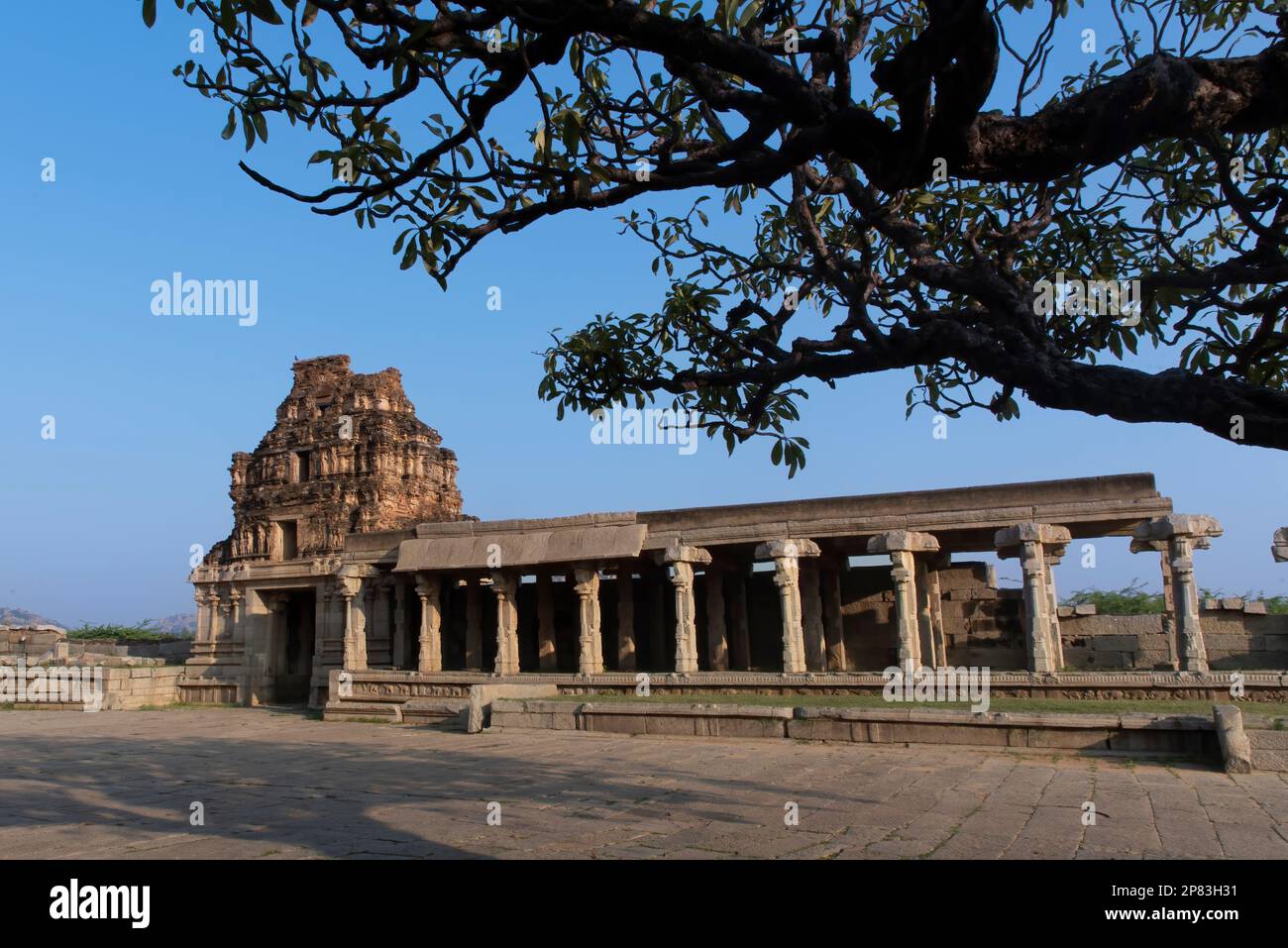 Vijaya Vitthala temple complex in Hampi, Karnataka, India. Hampi, the ...