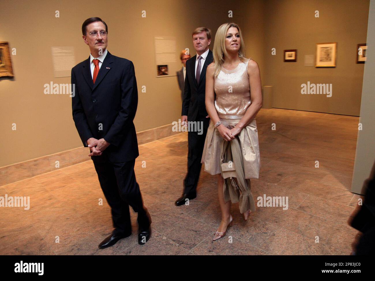 Walter Liedtke, Curator in the Metropolitan Museum’s Department of European Paintings, left ...