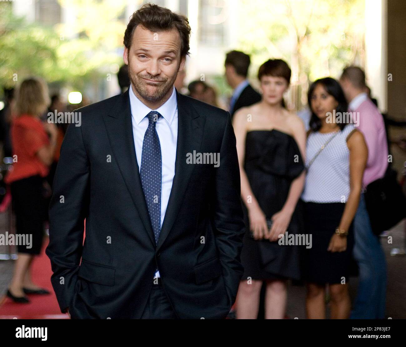 Actor Peter Sarsgaard poses for photographers on the red carpet before ...