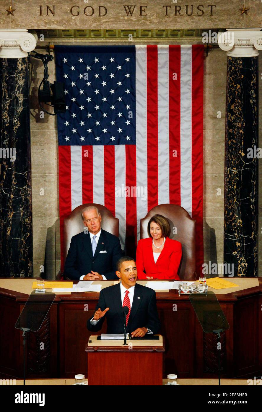 President Barack Obama delivers a speech on healthcare to a joint ...