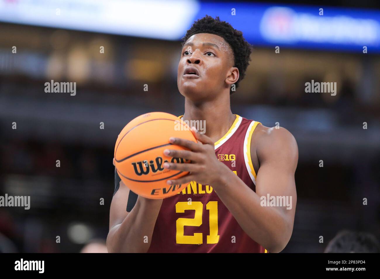 CHICAGO, IL - MARCH 08: Minnesota Golden Gophers forward Pharrel Payne ...