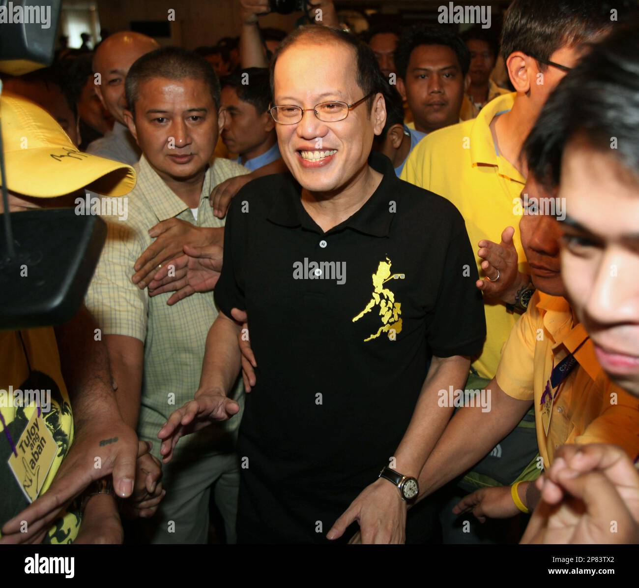 Philippine Senator Benigno "Noynoy" Aquino III, the only son of the ...
