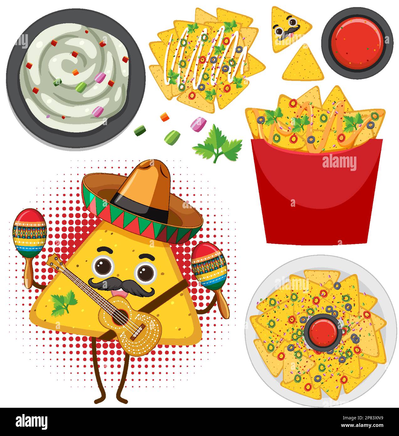 Nachos clipart hi-res stock photography and images - Alamy