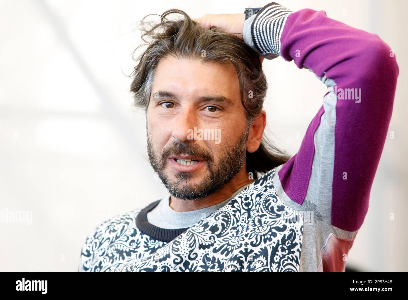 Italian actor Luca Lionello poses during the photo call of the film ...