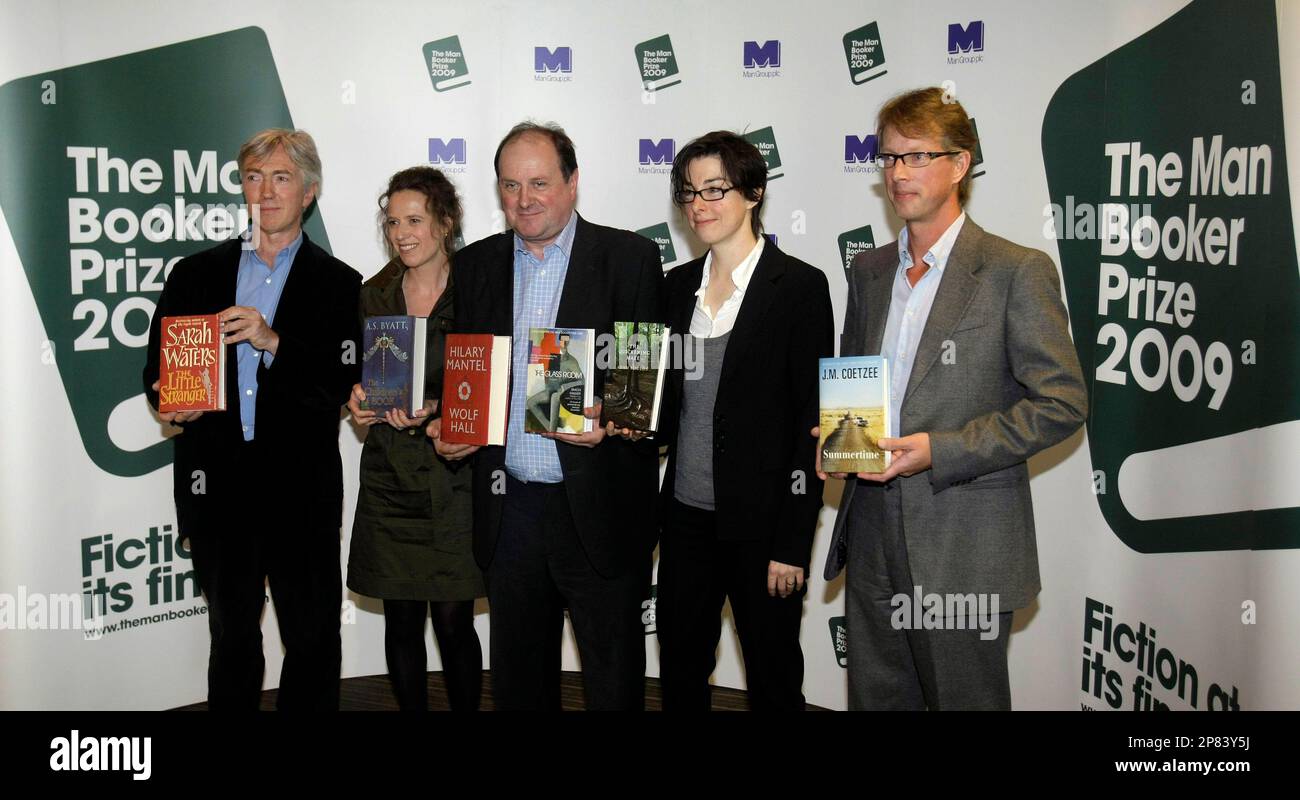 Judges for the Man Booker Prize 2009, John Mullan, left, Lucasta Miller ...