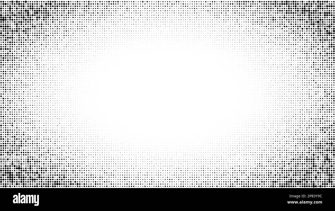 Halftone radial texture. Comic style grain background. Pop art faded ...