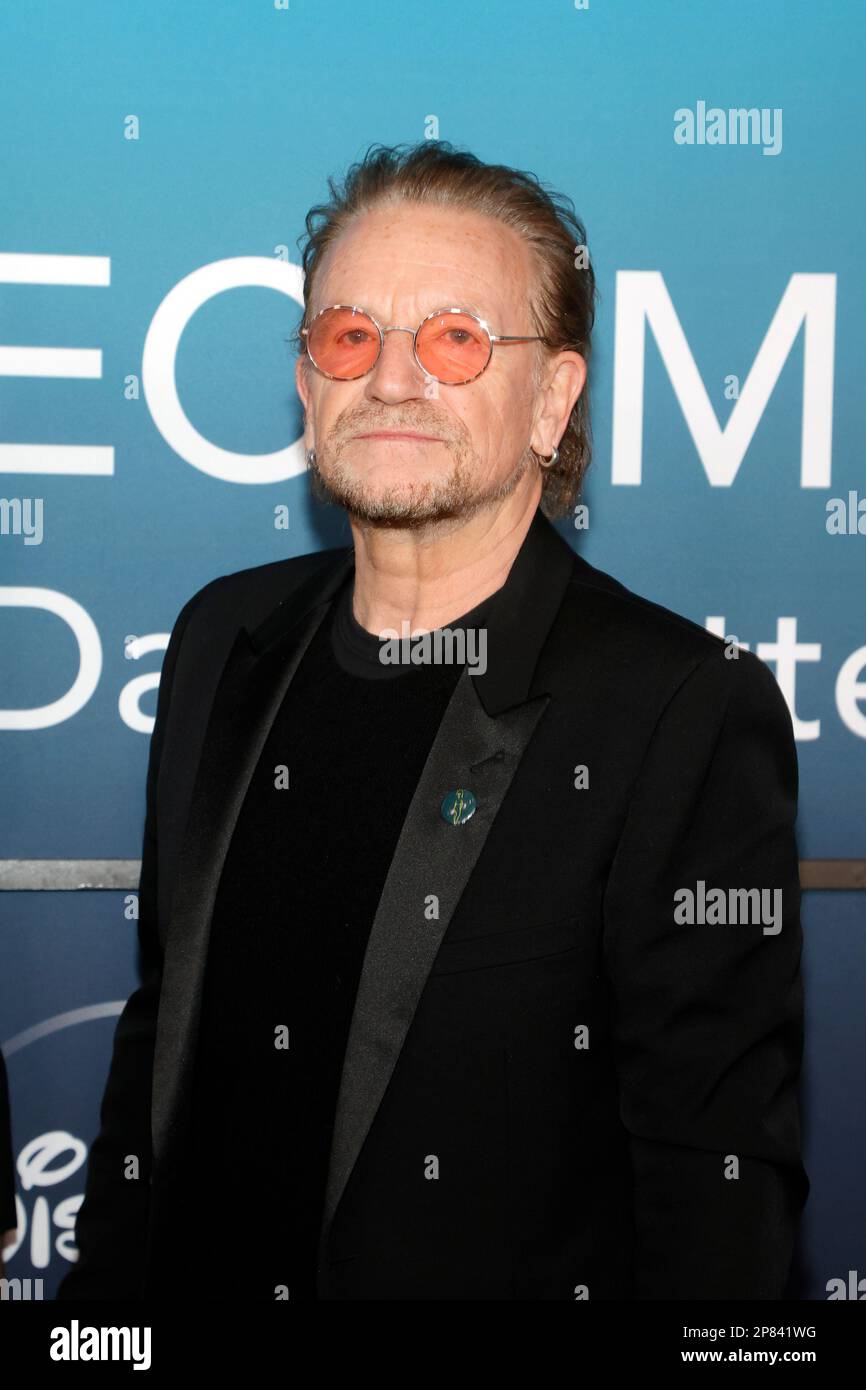Los Angeles, Ca. 8th Mar, 2023. Bono at the Disney premiere of Bono ...
