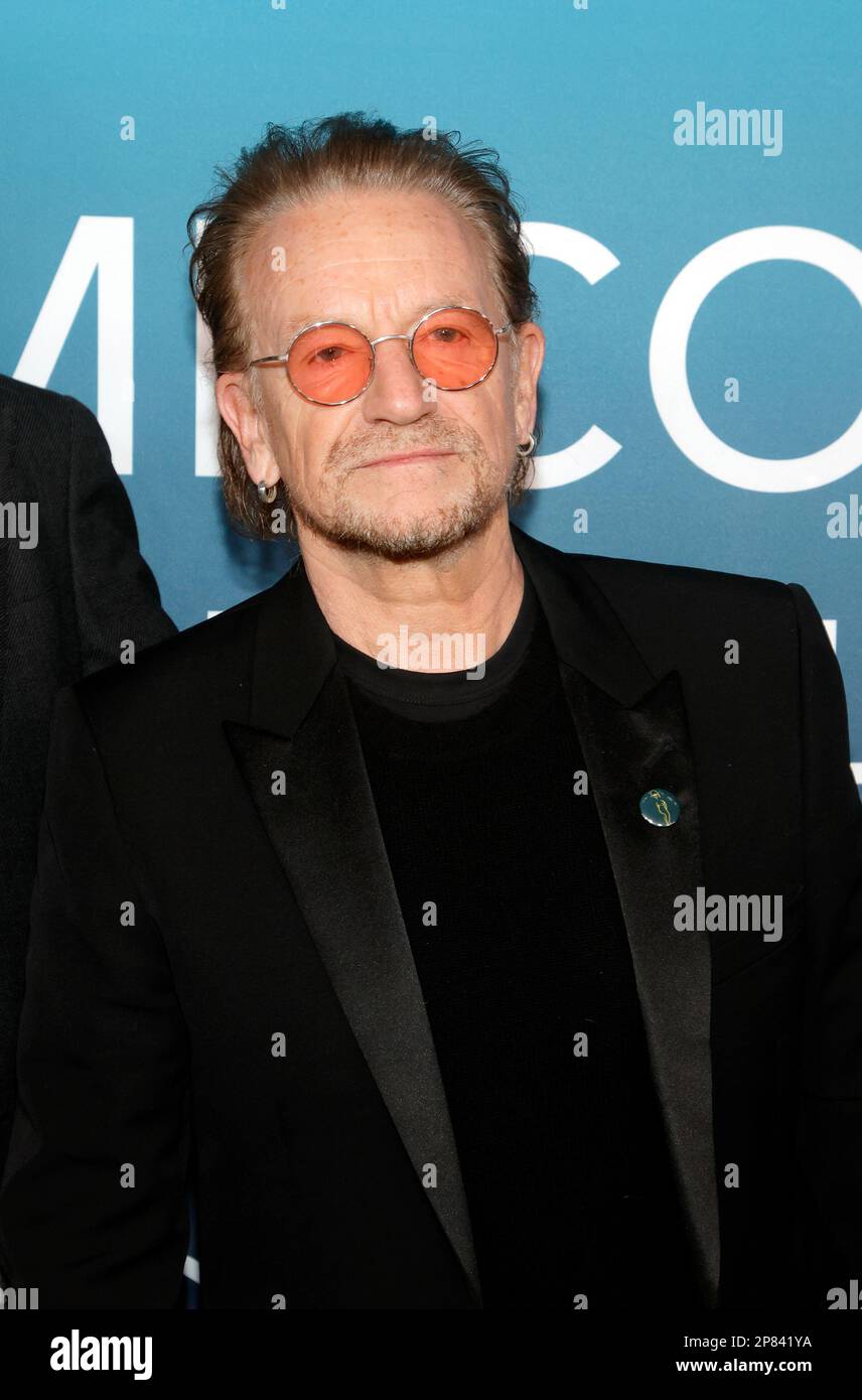 Los Angeles, Ca. 8th Mar, 2023. Bono at the Disney premiere of Bono ...