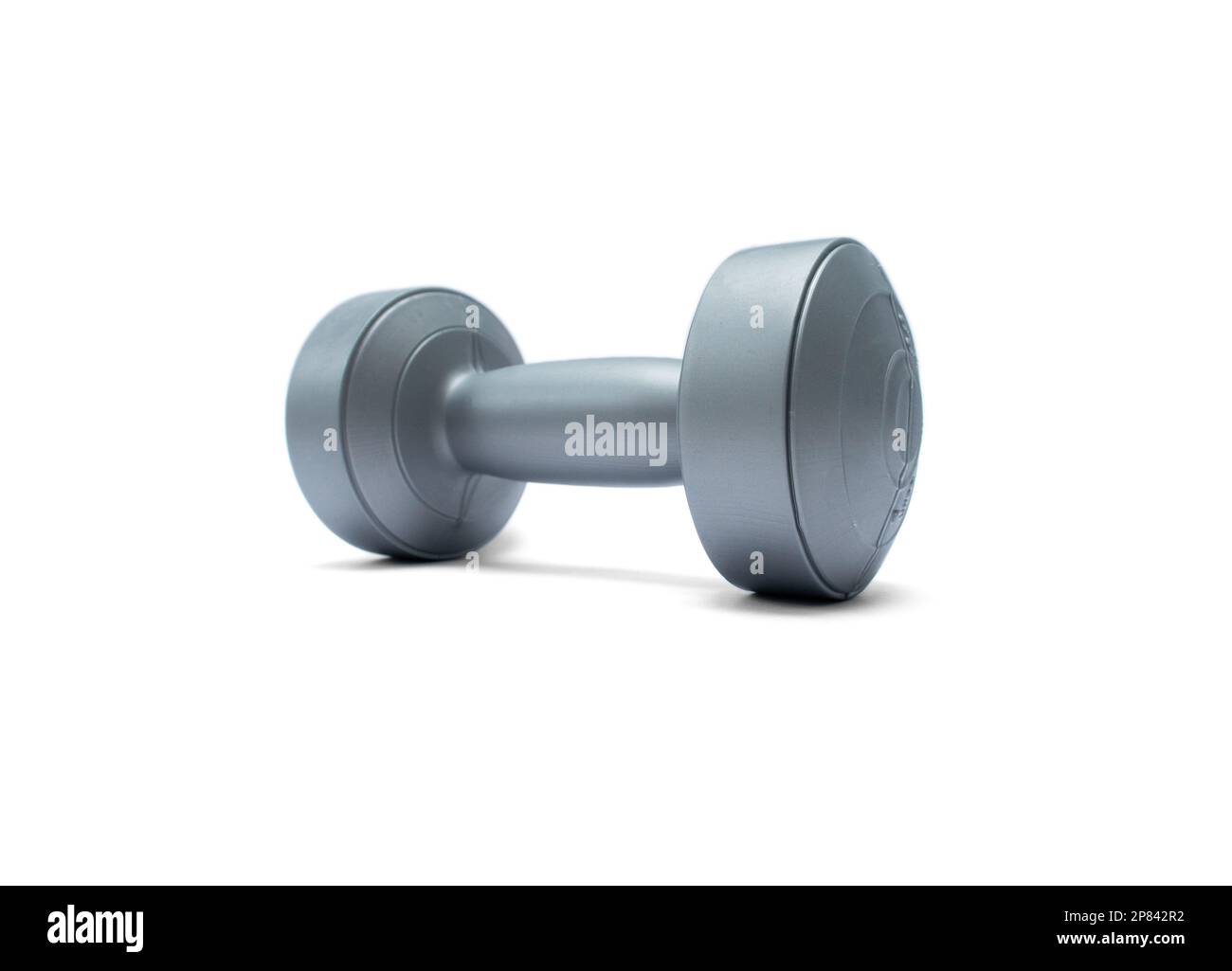 A photo after some edits, 2.2 lbs dumbbell on isolated white background ...