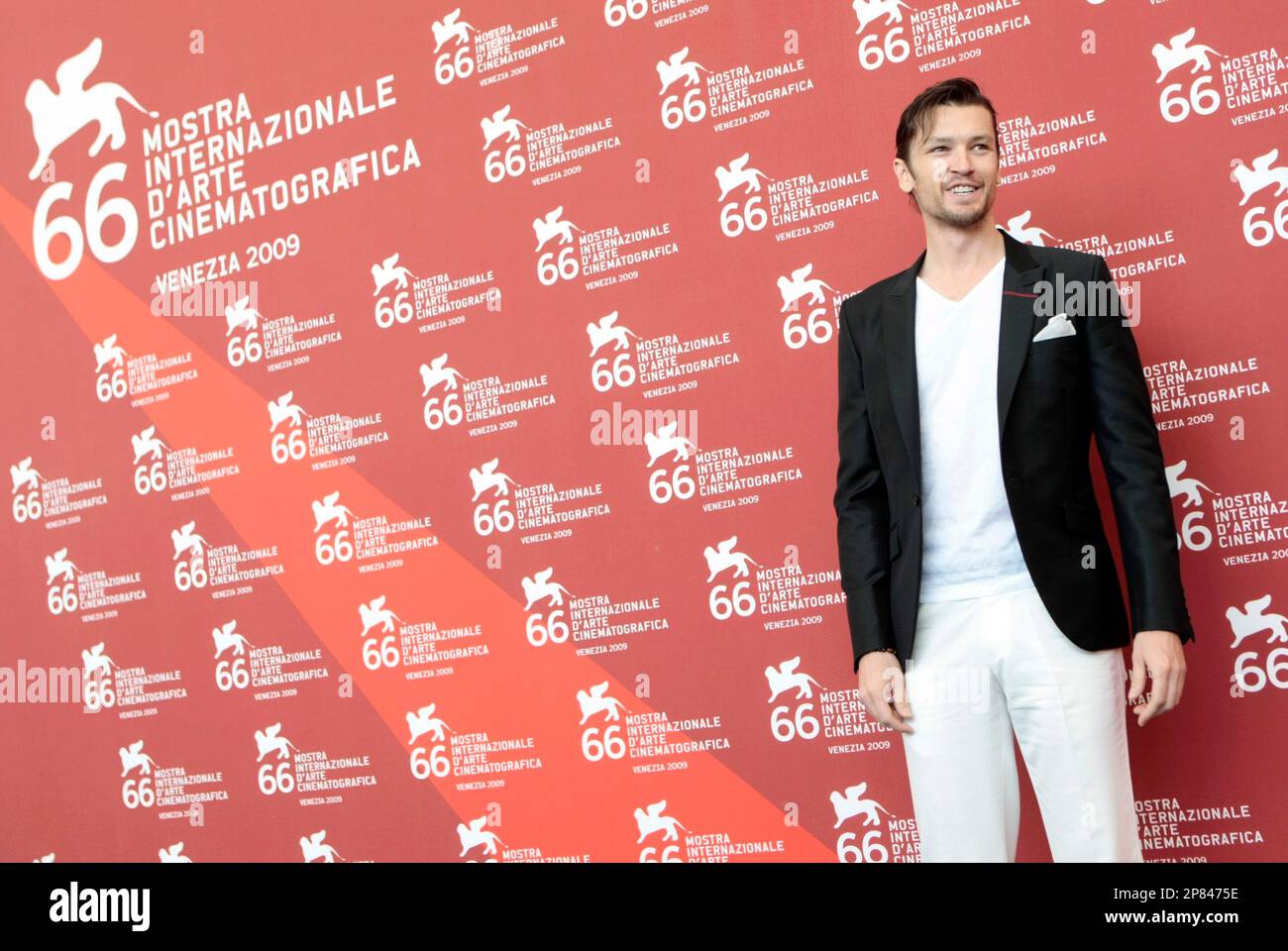 US actor Eric Bossick poses during the photo call of the film ' Tetsuo ...