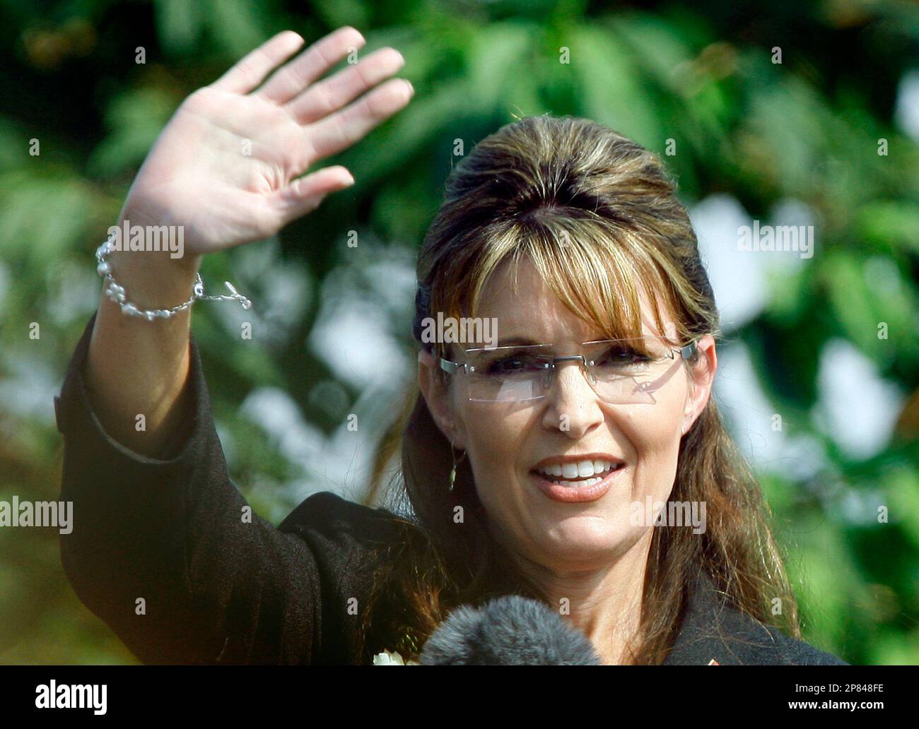FILE - This July 26, 2009 file photo shows Alaska Gov. Sarah Palin ...