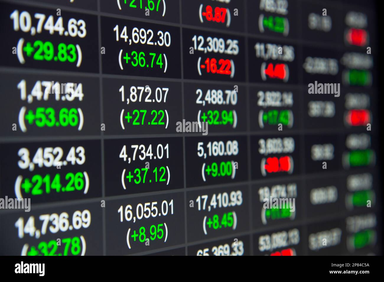 Stock market led screen hi-res stock photography and images - Alamy