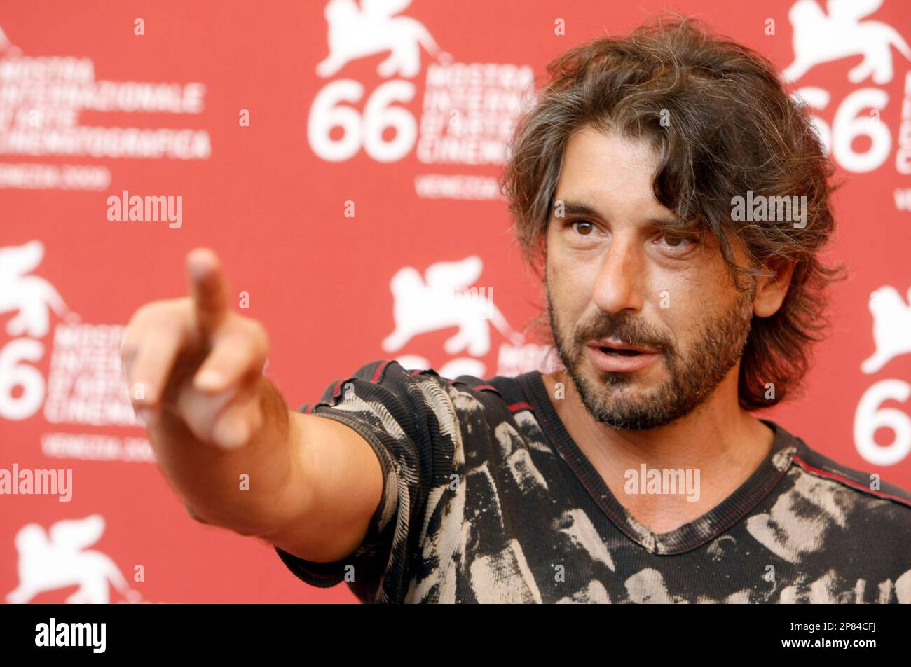 Italian actor Luca Lionello poses during a photocall for the movie 'Le ...