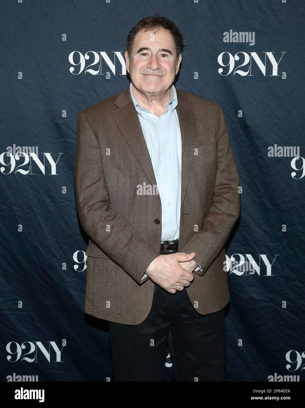 Actor Richard Kind poses backstage before discussing the film "History ...