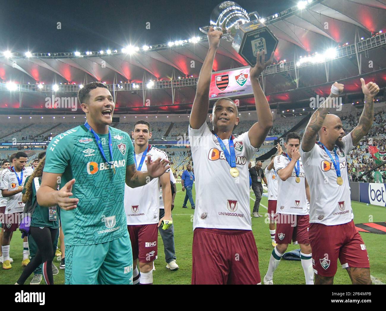 Rio de Janeiro, Brazil, 08th Mar, 2023. David Braz of Fluminense ...
